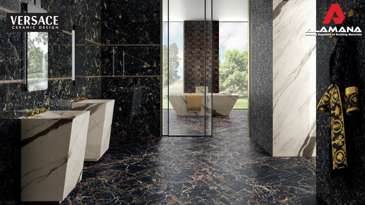 Black Bathrooms: Bold, Modern Luxury by Al Amana